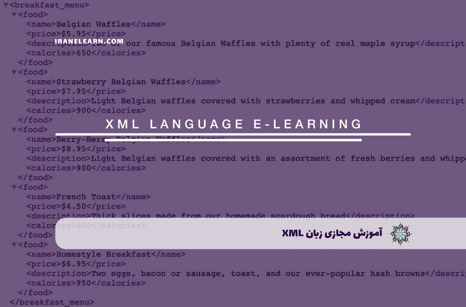 دوره آموزشی زبان XML Programming language E-learning XML – دوره آموزشی ...